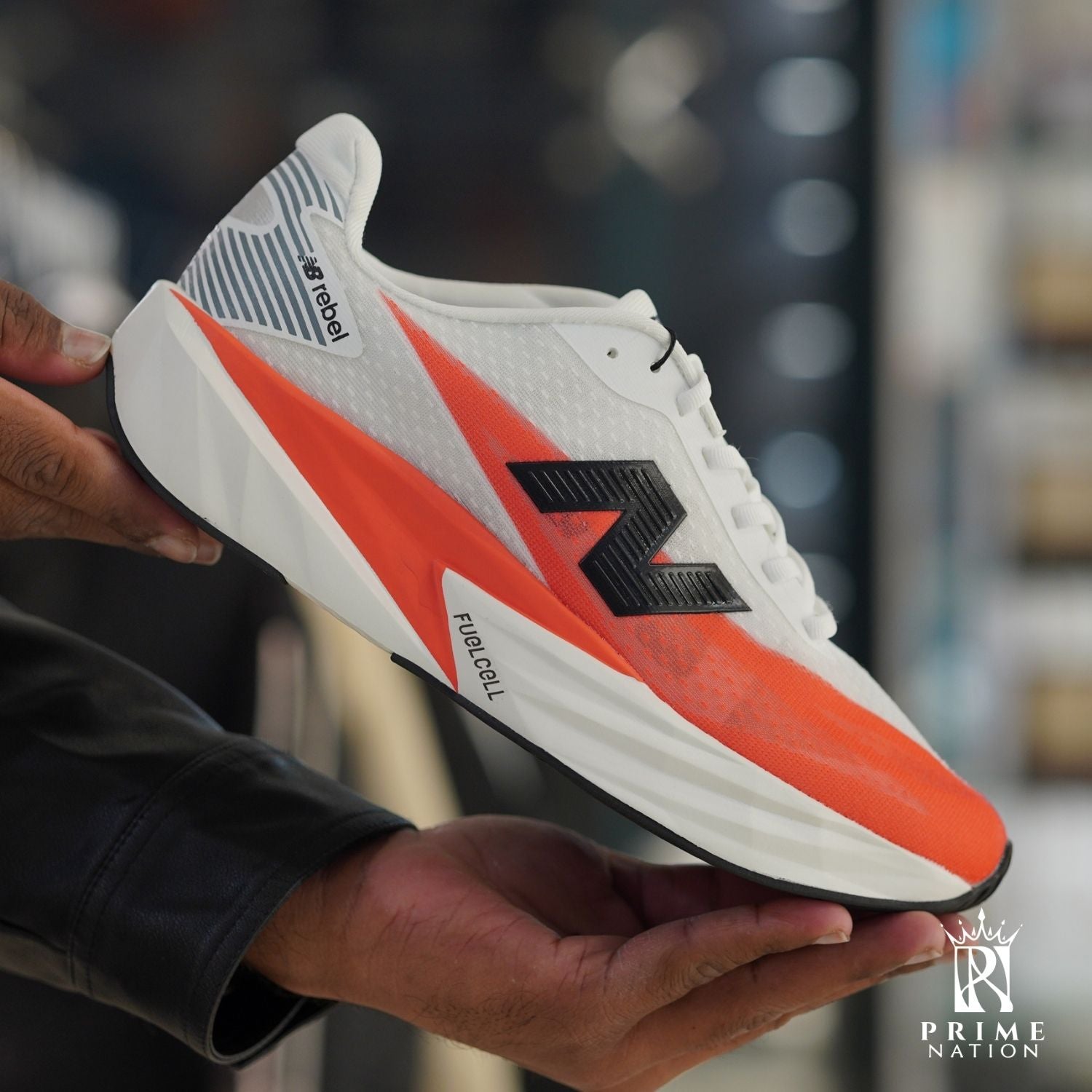 NB Fuelcell Rebel V5 Red/White – Prime Nation